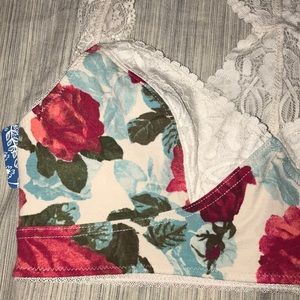 Free People | Intimates & Sleepwear | Free People Floral With Ivory ...